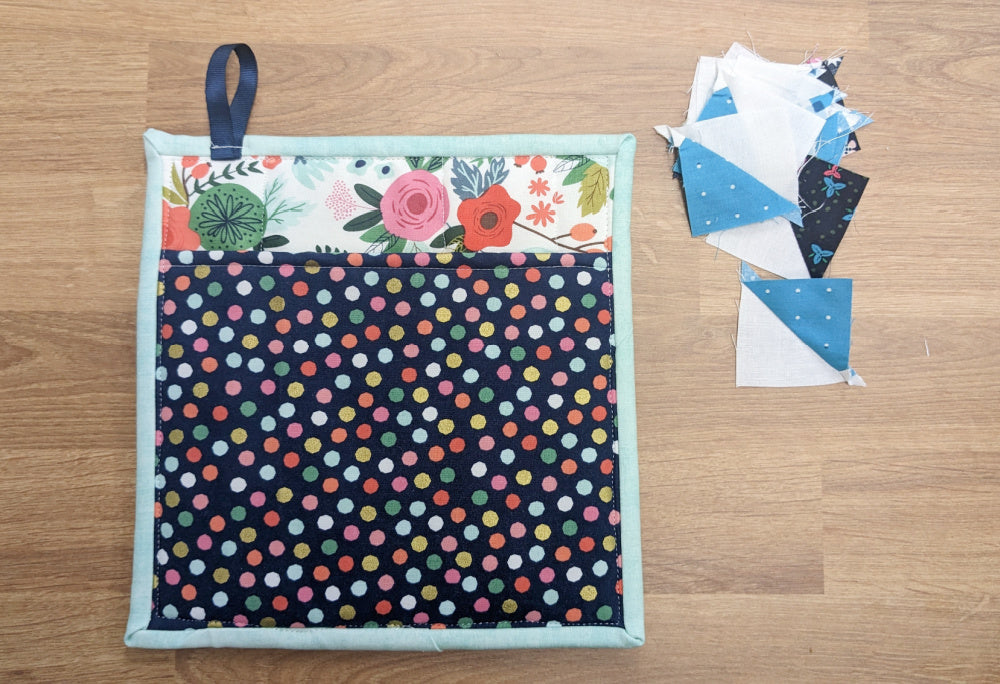 Hot Pad Pattern with Pocket QAYG - pdf tutorial – Patchwork Posse