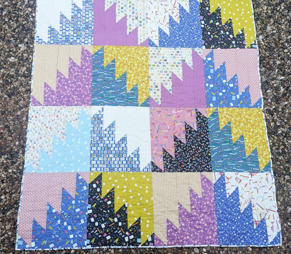 Delectable Mountain Quilt Pattern - pdf pattern – Patchwork Posse