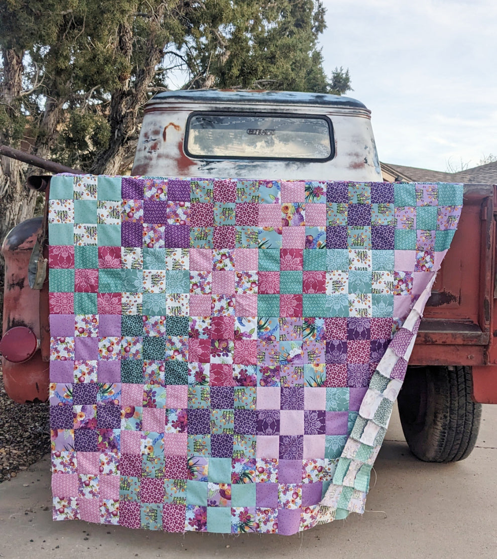Nine Patch Quilt Pattern - pdf tutorial – Patchwork Posse