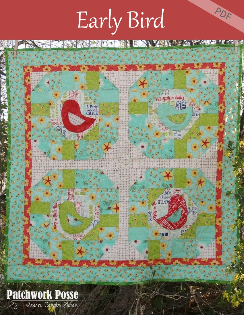 Early Bird Baby Quilt Pattern – Patchwork Posse