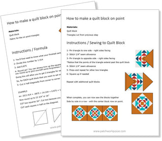 Charm Blossom Baby Quilt - pdf tutorial – Patchwork Posse