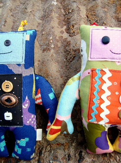 Robots Pattern – Patchwork Posse